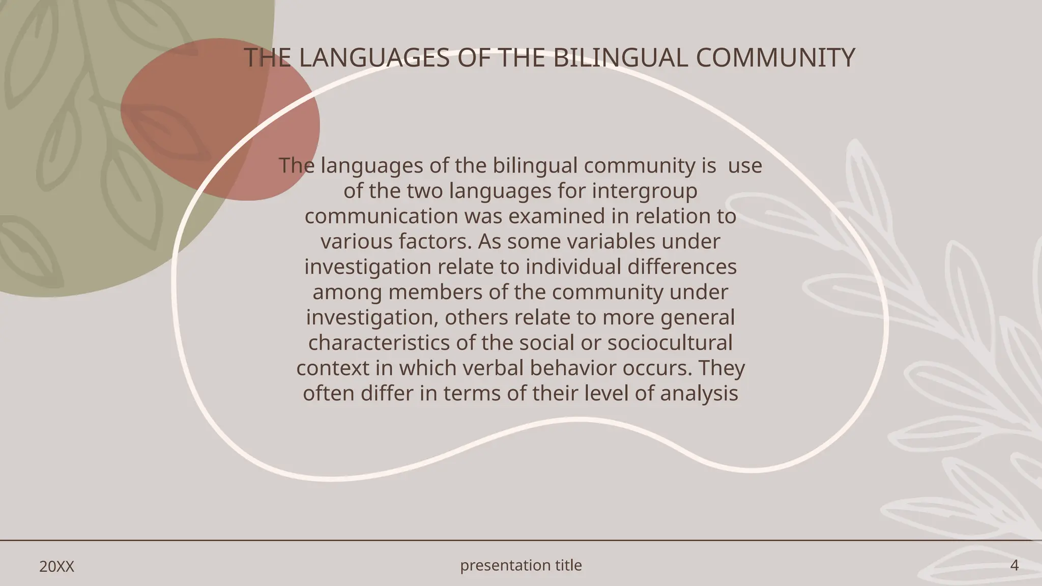 The Community and is Bilingual Class pptx | PPT