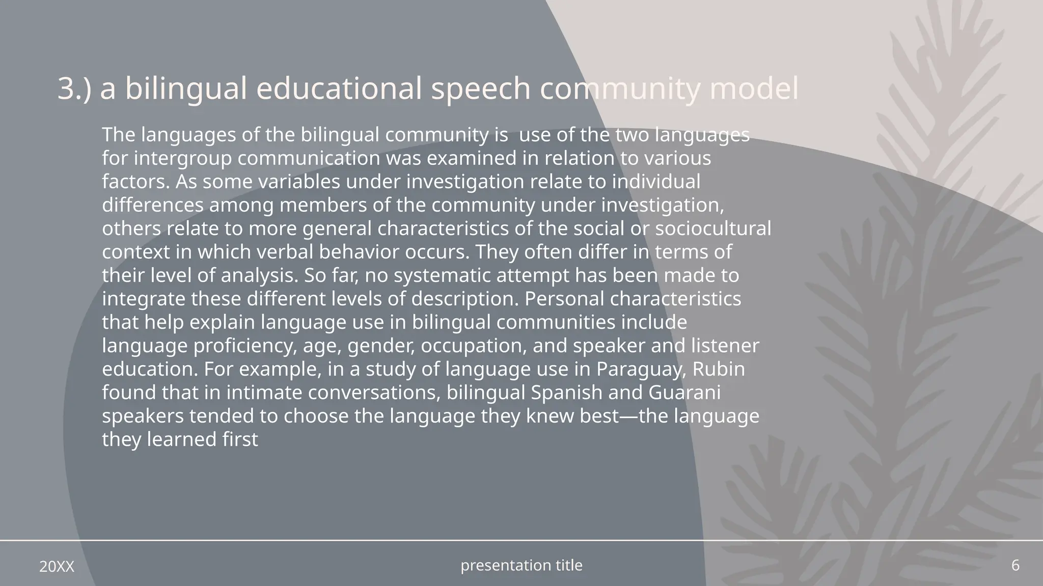 The Community and is Bilingual Class pptx | PPT