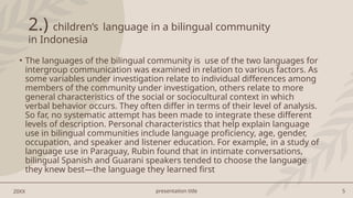 The Community and is Bilingual Class pptx | PPT