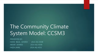 The community climate system model ccsm3 | PPTX