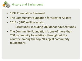 The community foundation | PDF
