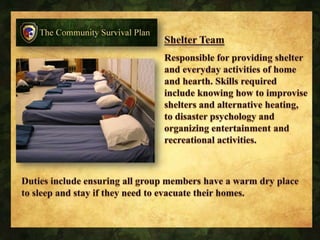 The Community Survival Plan | PPTX