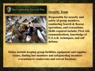 The Community Survival Plan | PPTX