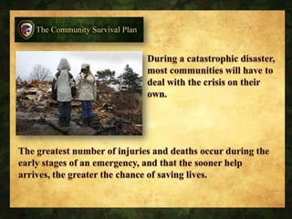 The Community Survival Plan | PPTX