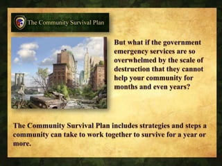 The Community Survival Plan | PPTX