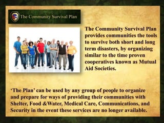 The Community Survival Plan | PPTX