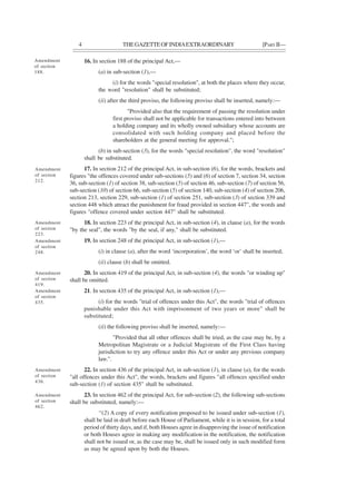 The Companies (Amendment) Act, 2015 | PDF