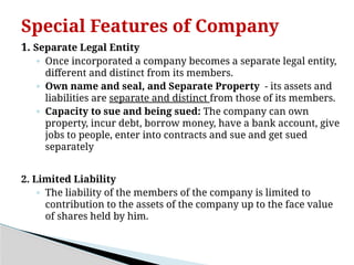 The Company Law and different types of company structures | PPT