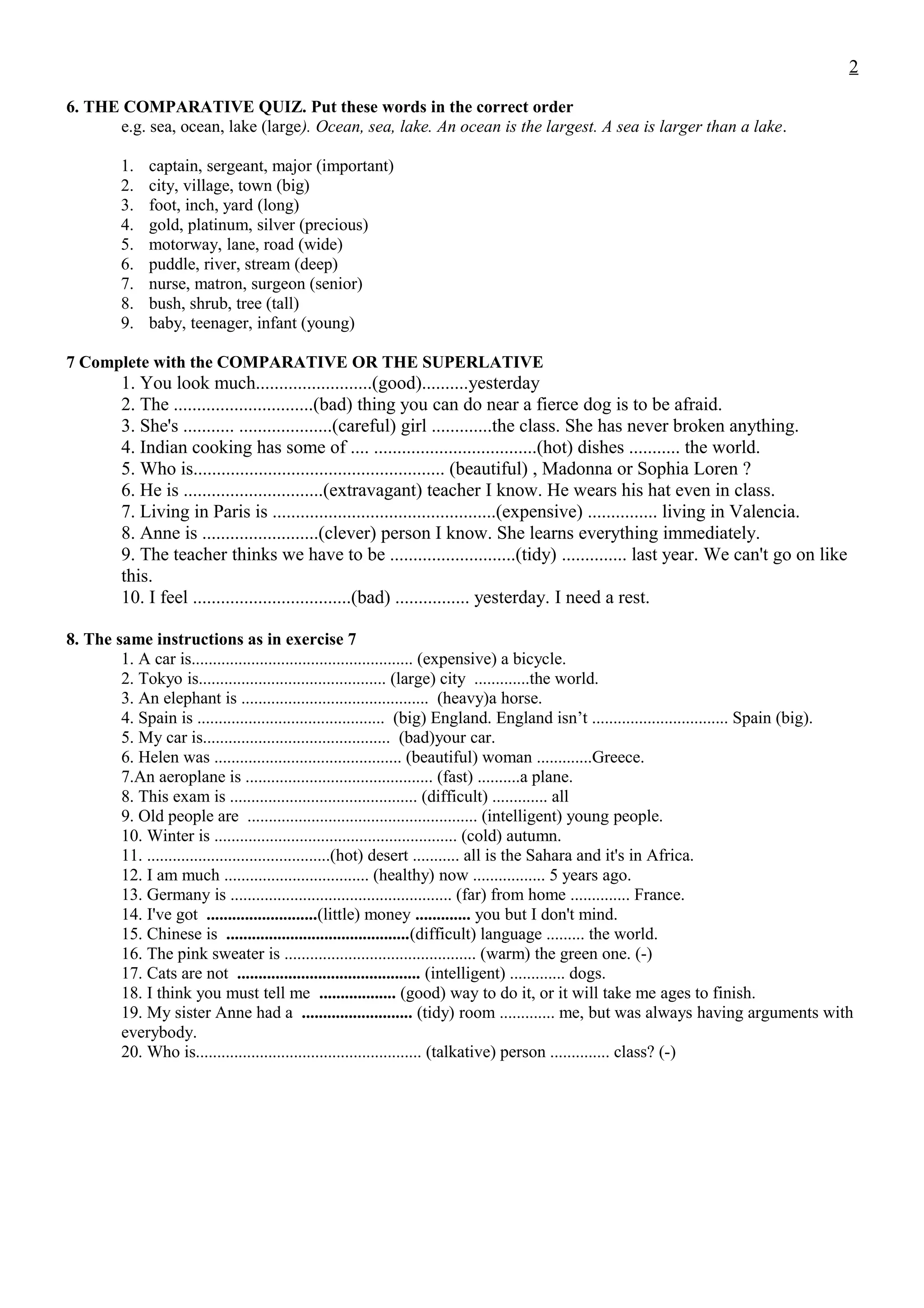 Comparing jobs | DOC