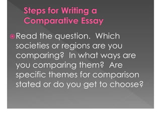 The Comparative Essay | PDF | Science