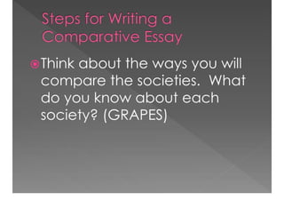 The Comparative Essay | PDF | Science