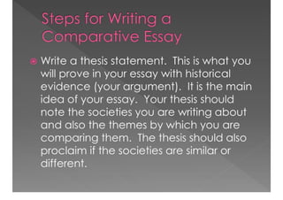 The Comparative Essay | PDF | Science