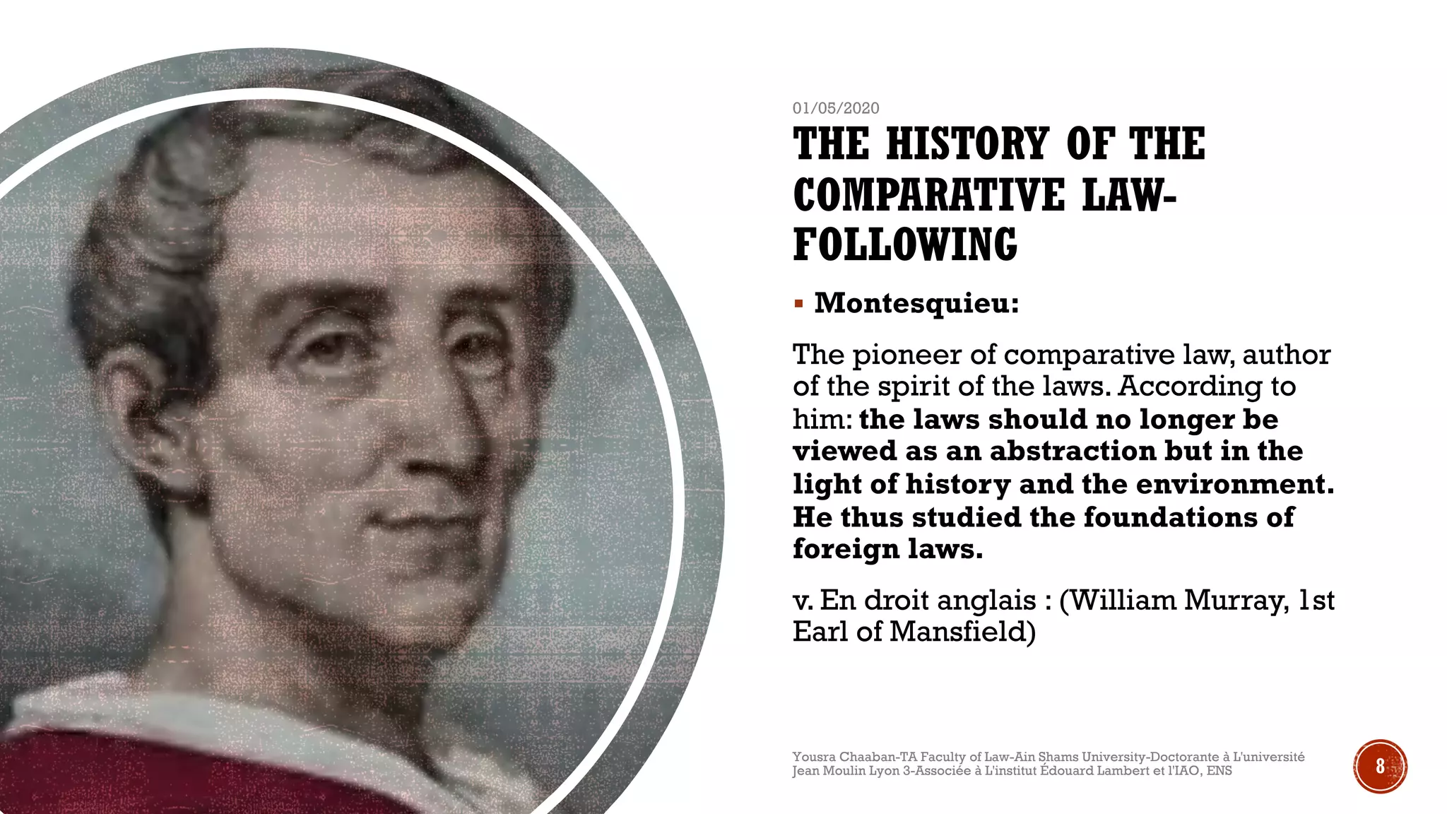 Introduction to Comparative Law-Yousra Chaaban | PDF