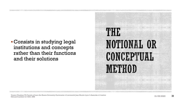 Introduction to Comparative Law-Yousra Chaaban | PDF