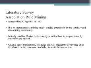 The comparative study of apriori and FP-growth algorithm | PPT