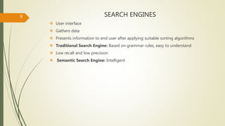 The comparative study of information retrieval models used in search engines | PPTX