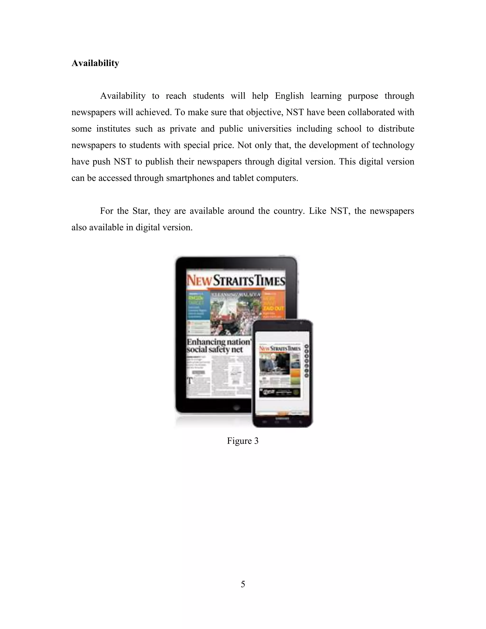 The comparison between nst and the star | DOCX