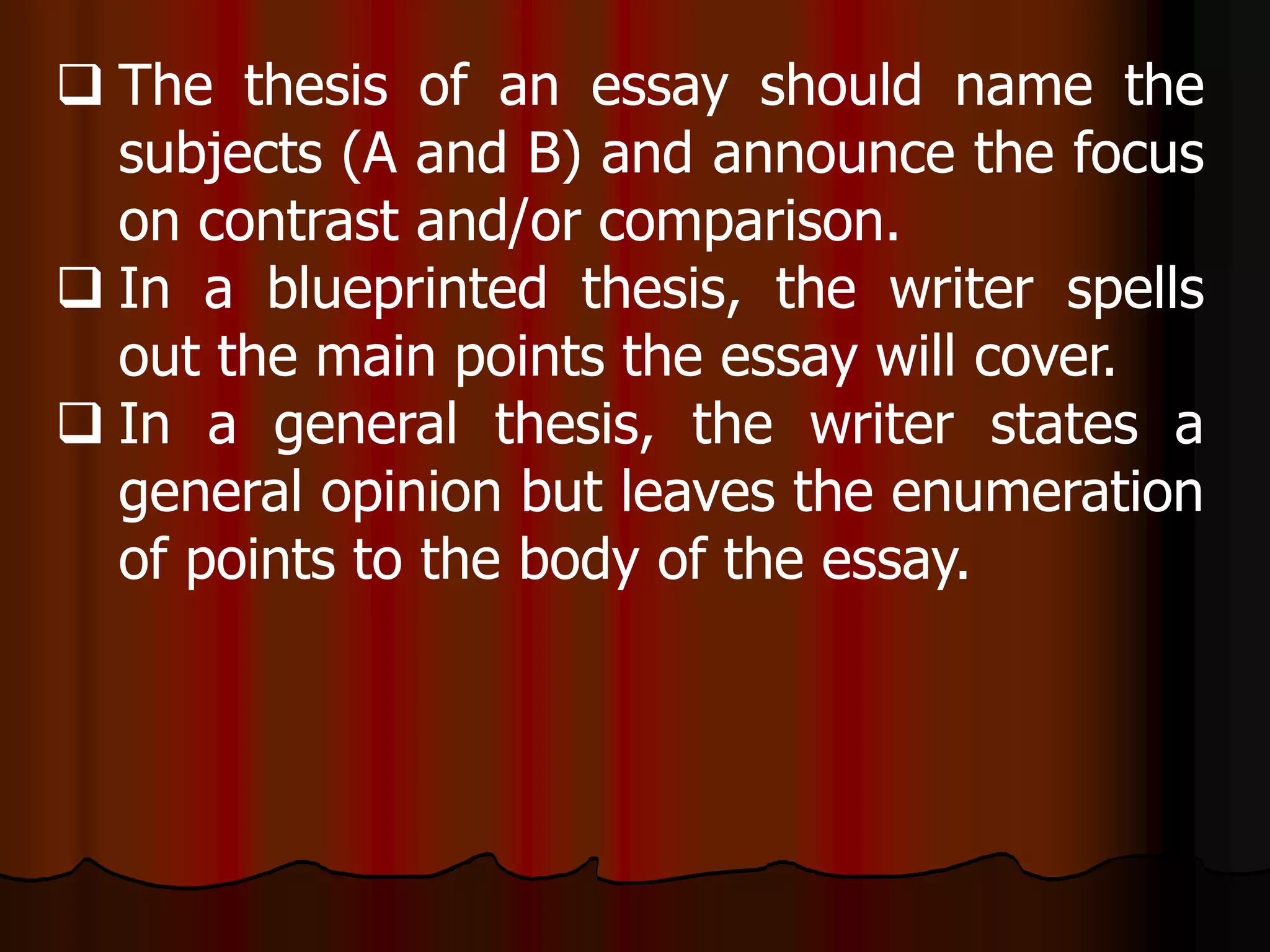 The comparison and contrast_essay | PPT