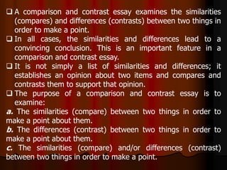 The comparison and contrast_essay | PPT