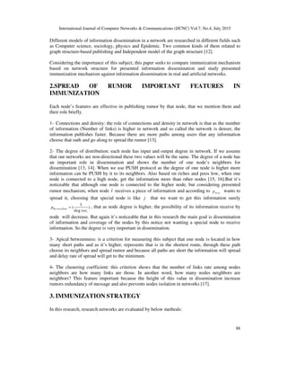 The comparison of immunization | PDF