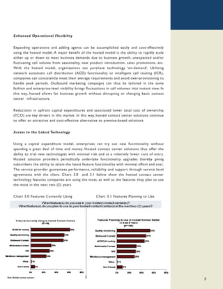The compelling business drivers for the hosted contact center approach ...