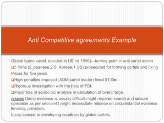 Presentation on The competition act(2002) | PPTX