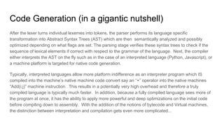 The compilation process | PDF