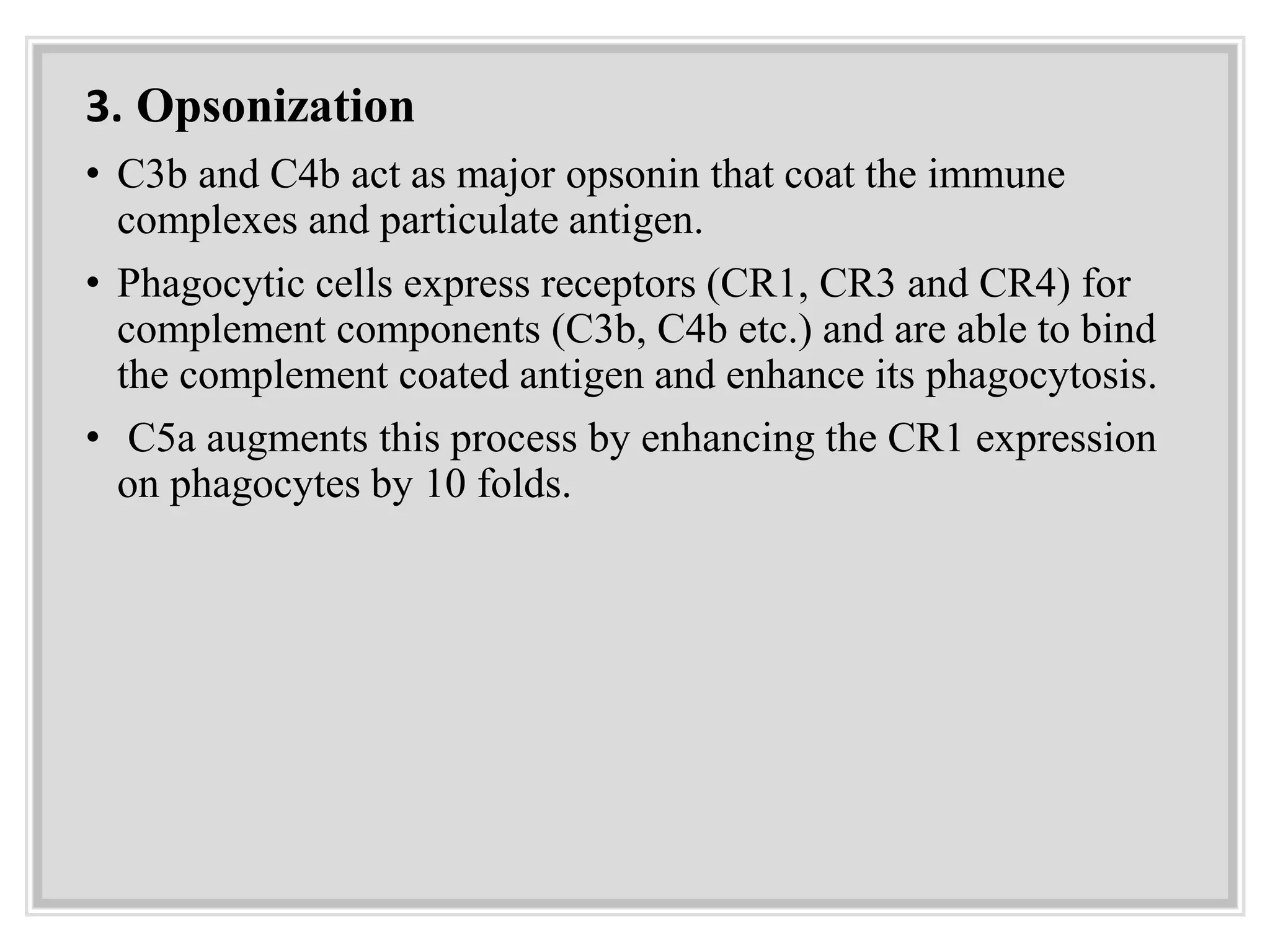 The complement system in immunology | PPTX