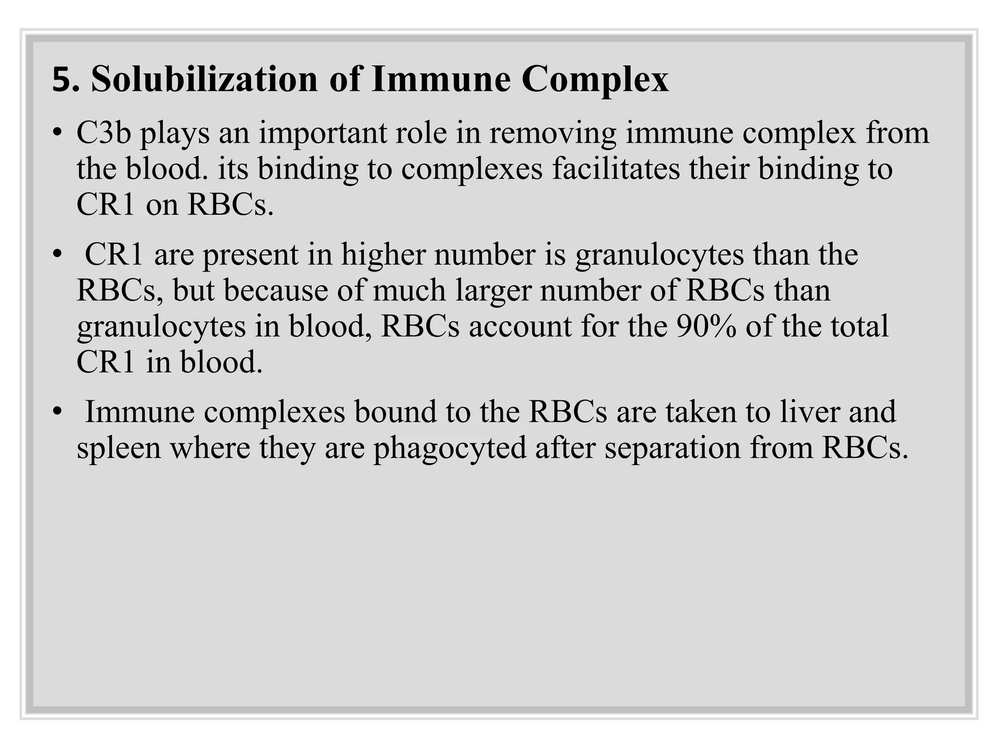 The complement system in immunology | PPTX