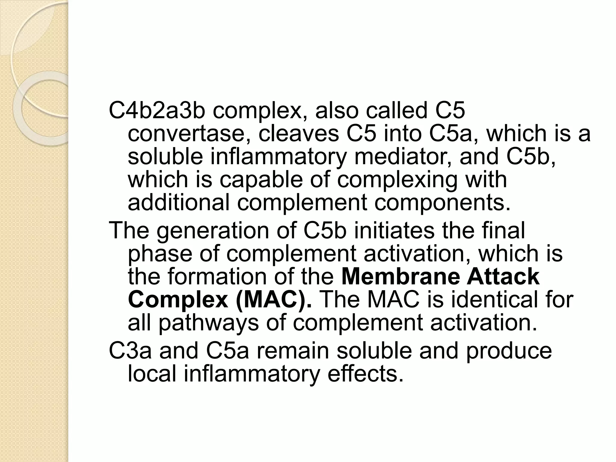 The complement system | PPTX