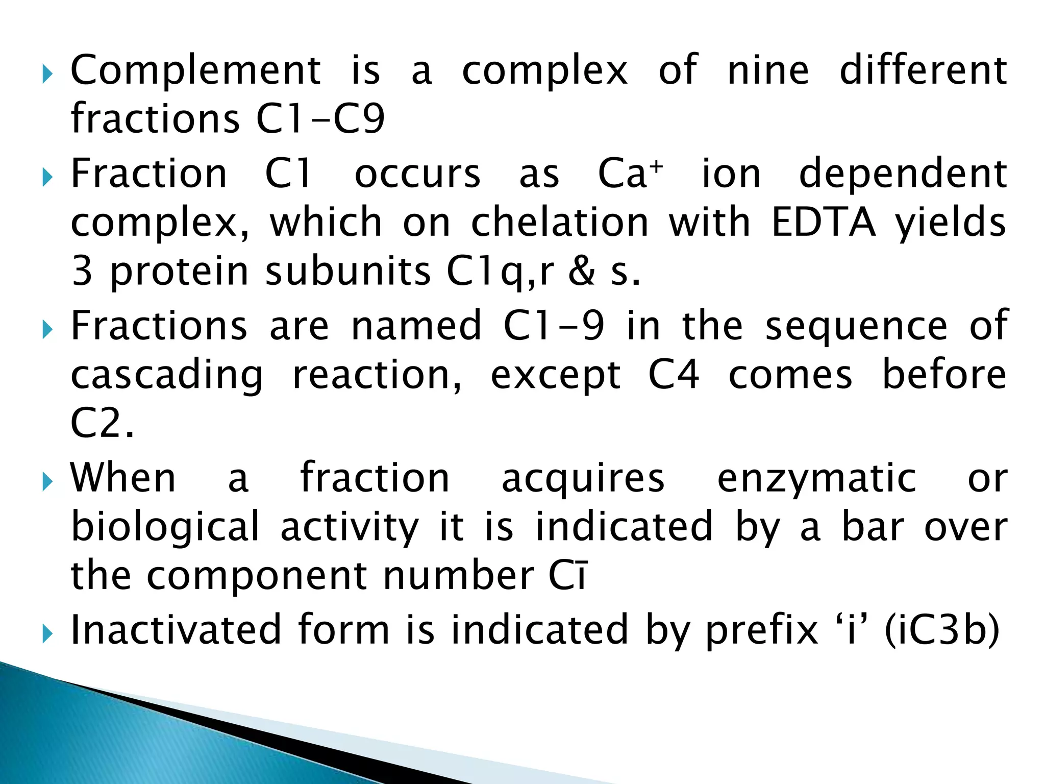 The complement system | PPTX