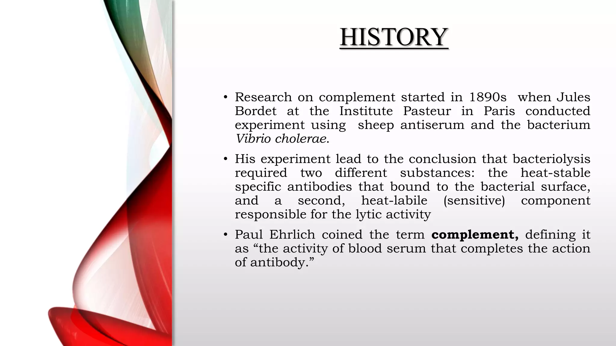 The complement system | PPTX