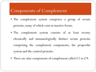 The Complement System and microbiology course | PDF