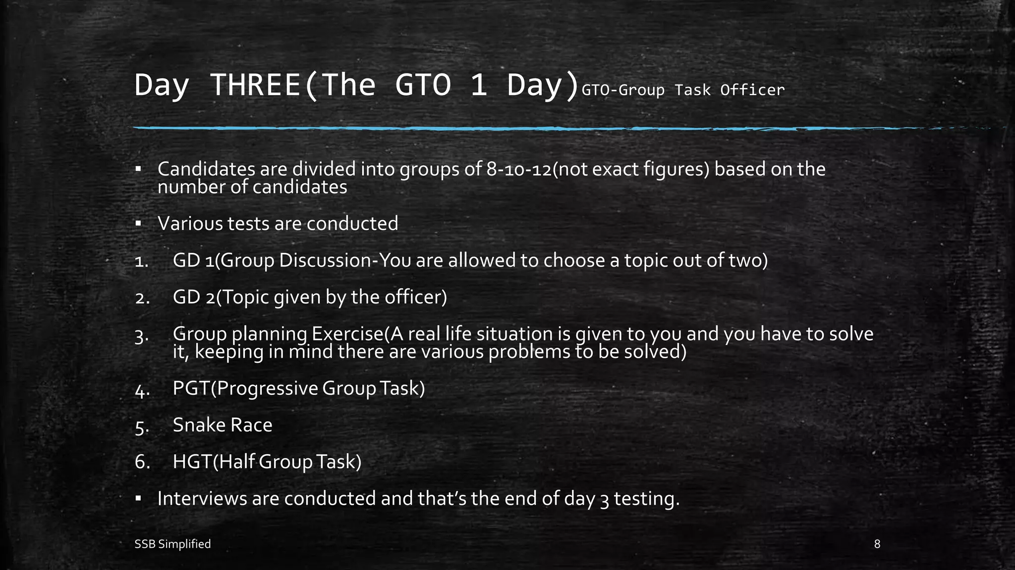The complete 5 days SSB procedure Explained | PPTX