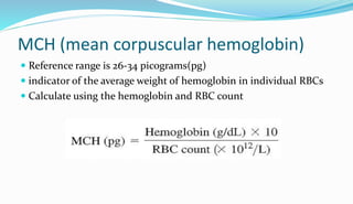 The complete blood count (cbc) | PPTX | Blood Disorders | Diseases and ...