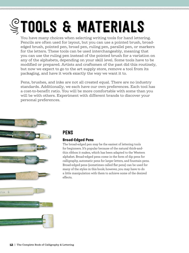 The Complete Book Of Calligraphy Lettering A Comprehensive Guide.pdf ...