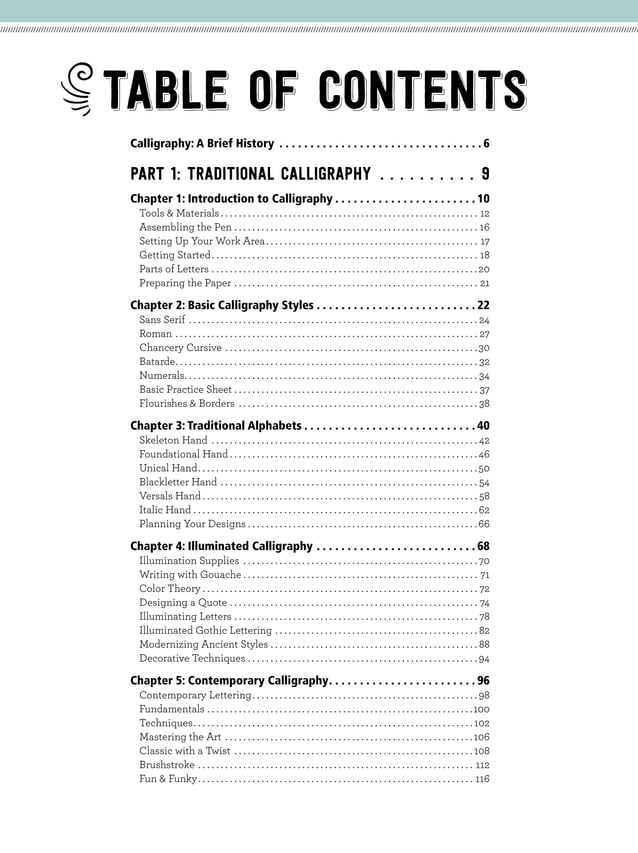 The Complete Book Of Calligraphy Lettering A Comprehensive Guide.pdf ...