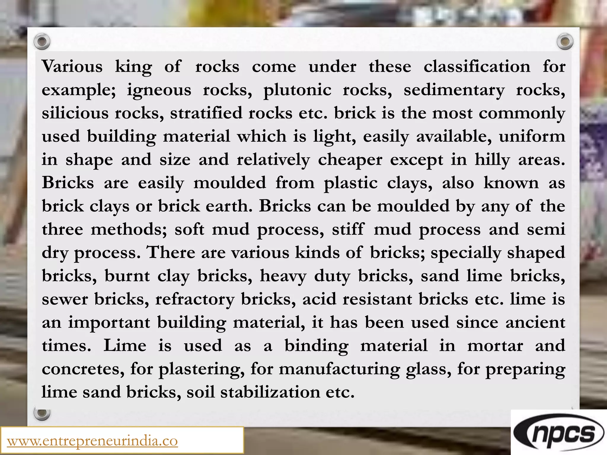 Building Materials for Construction | PPTX