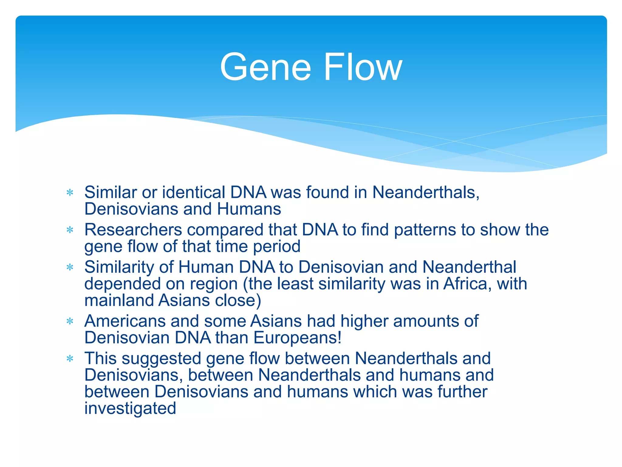 The complete genome sequence of a neanderthal article presentation | PPTX