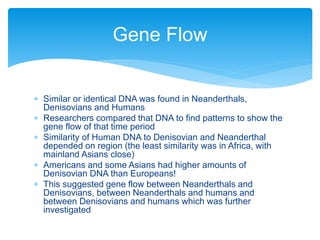 The complete genome sequence of a neanderthal article presentation | PPTX