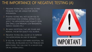 The complete guide for negative testing | David Tzemach | PPT