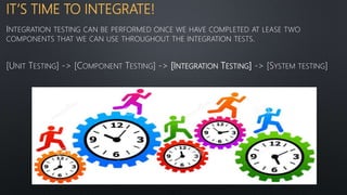 The complete guide for software integration testing | David Tzemach | PPTX