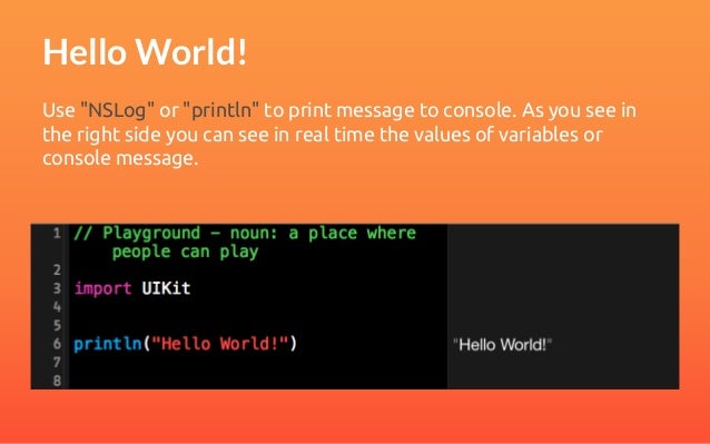 Swift Tutorial Part 1 The Complete Guide For Swift Programming Langu…