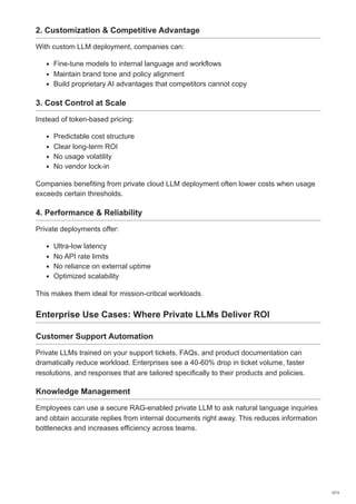 What Is a Private LLM and Why Enterprises Need It | PDF