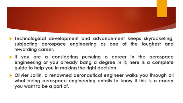 The Complete Guide to Aerospace Engineering | PDF | Aviation Industry ...