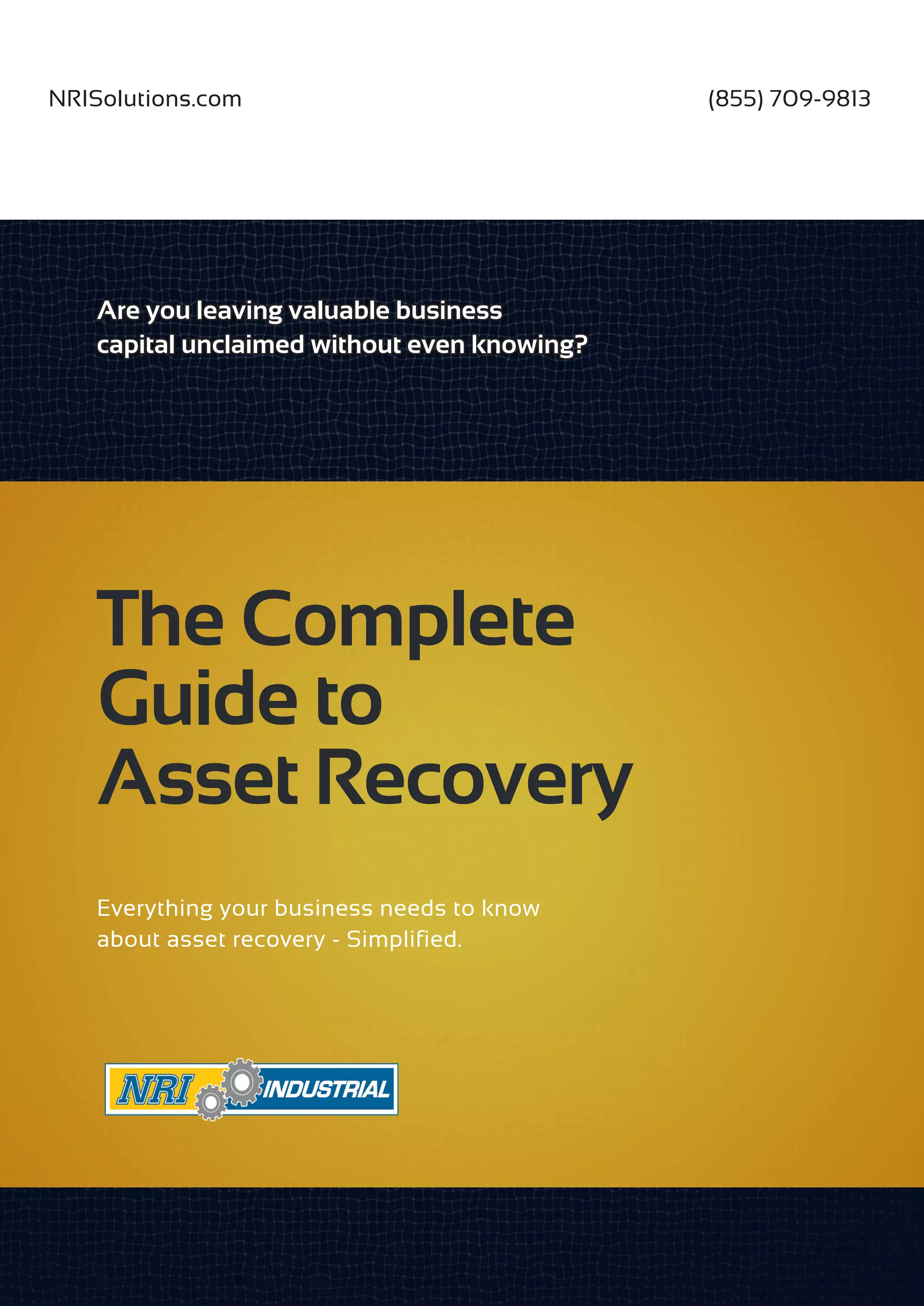 The Complete Guide To Asset Recovery | PDF