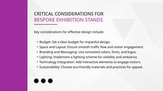 The Complete Guide To Bespoke & Custom Exhibition Stands | PPTX