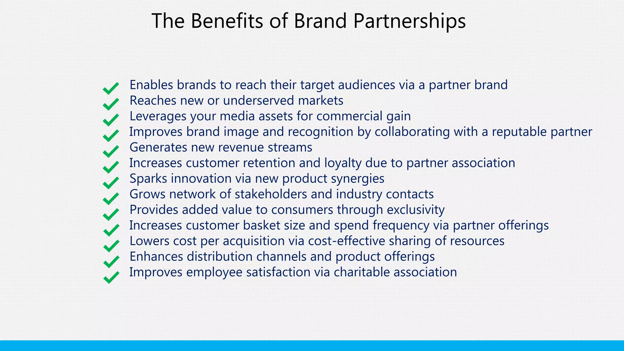What are brand partnerships? What are integration, reward and awareness ...
