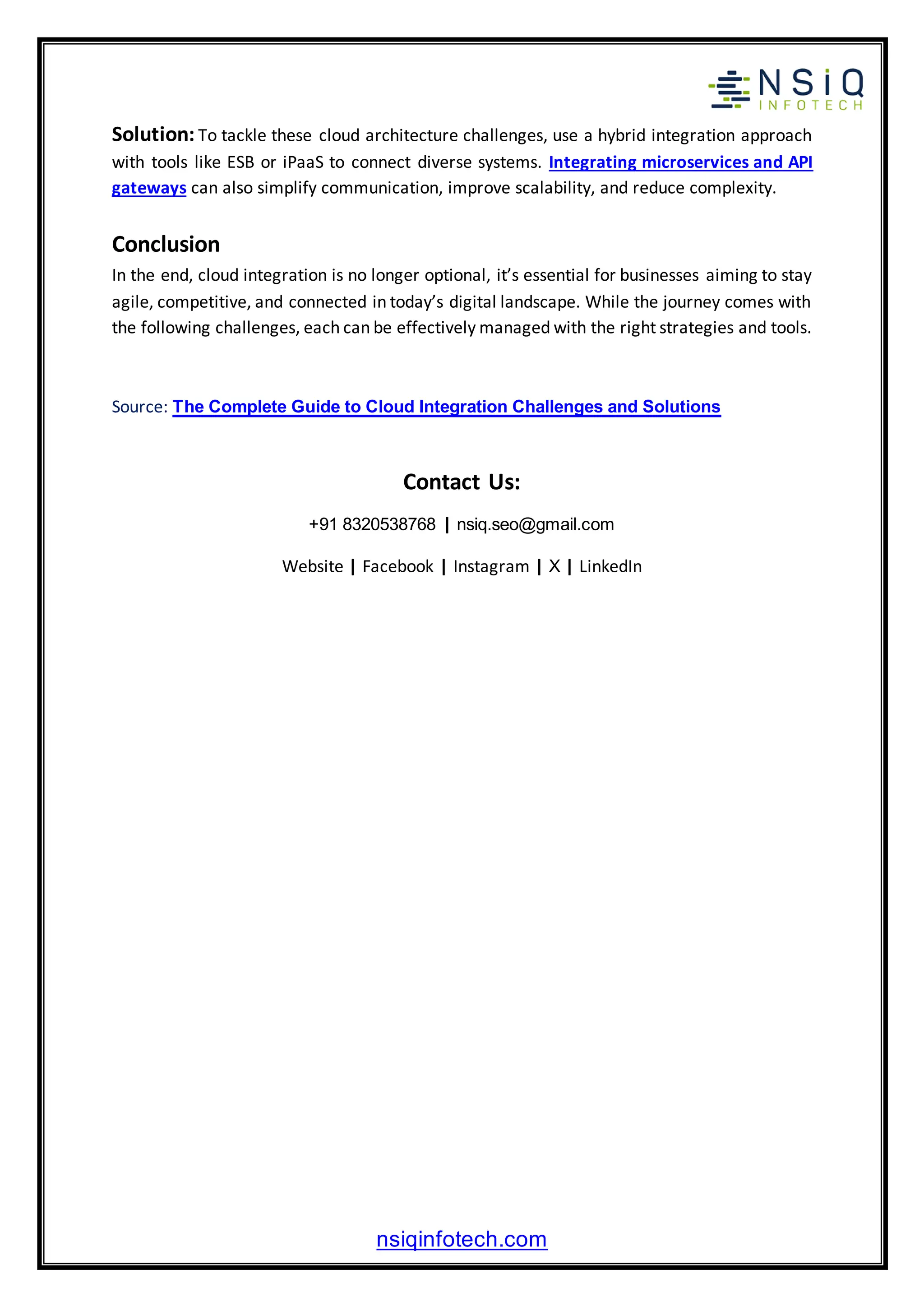 The Complete Guide to Cloud Integration Challenges and Solutions.pdf