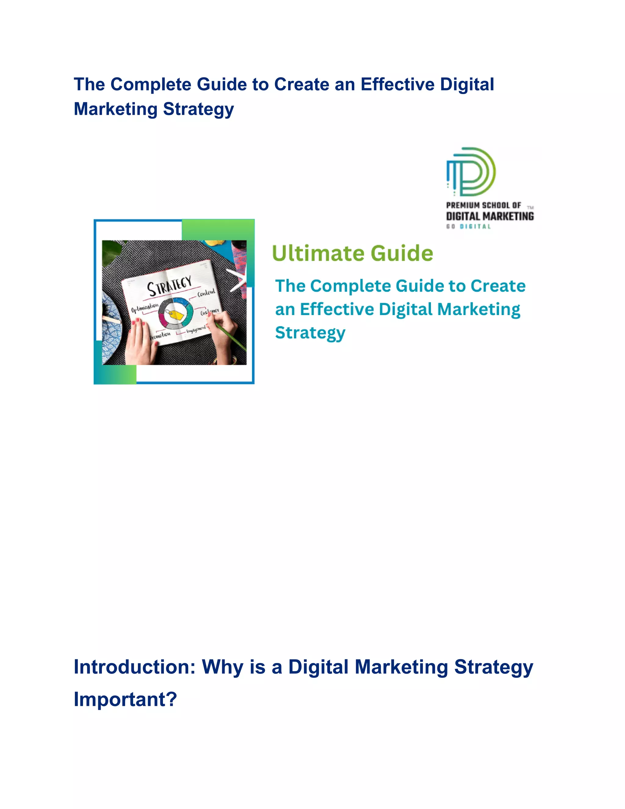 The Complete Guide to Create an Effective Digital Marketing Strategy.pdf